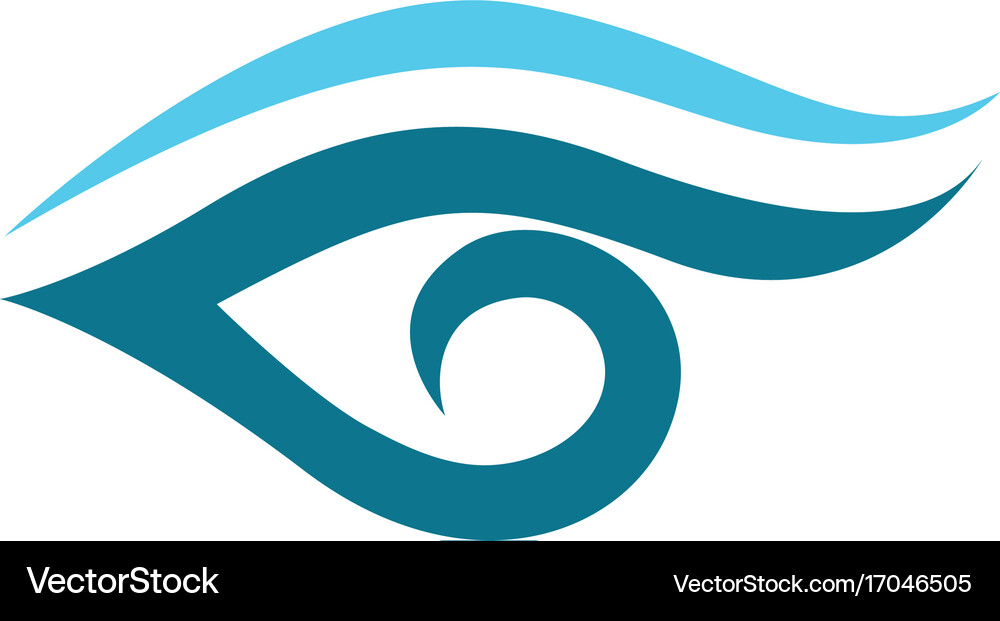 Branding identity corporate eye care logo design Vector Image