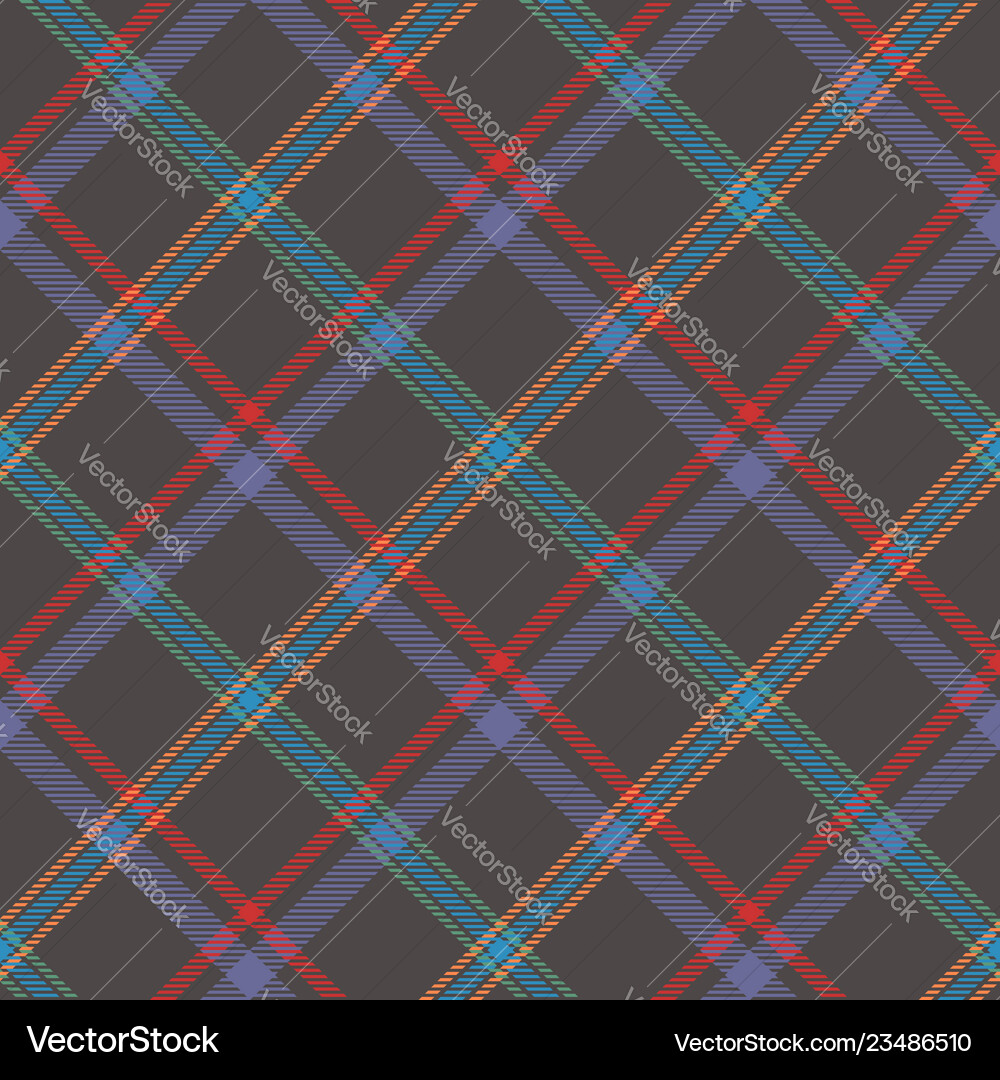 Classic tartan merry christmas seamless patterns Vector Image