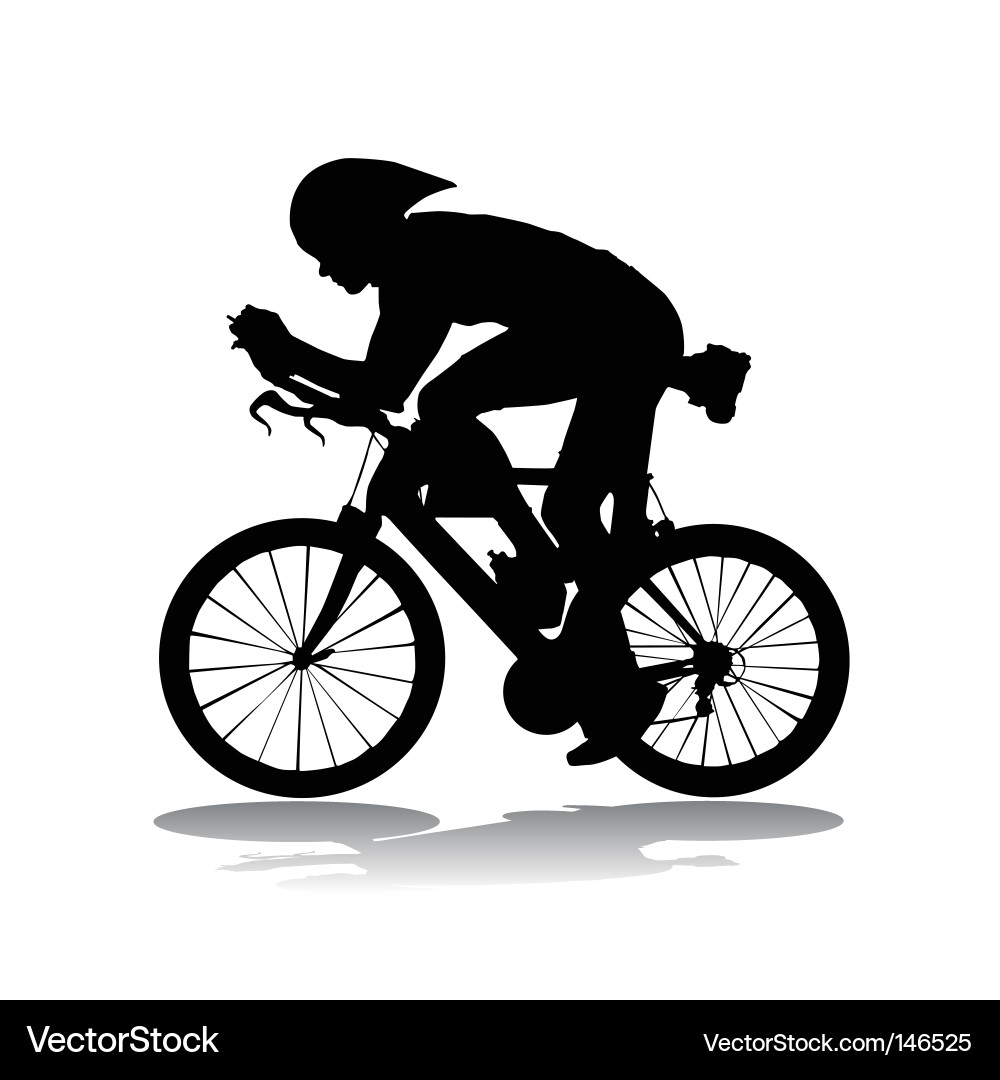 Bicycle race Royalty Free Vector Image - VectorStock