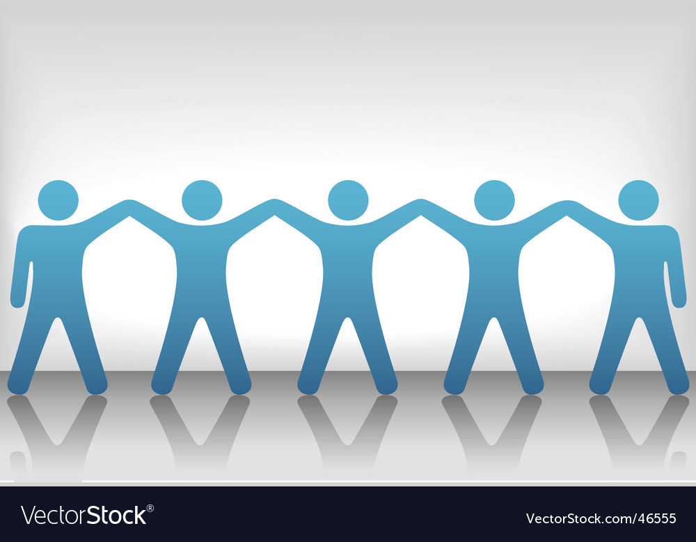 Teamwork background Royalty Free Vector Image - VectorStock