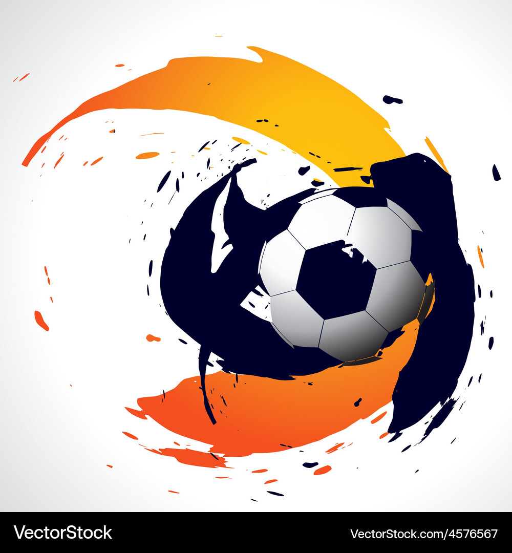 Abstract football Royalty Free Vector Image - VectorStock