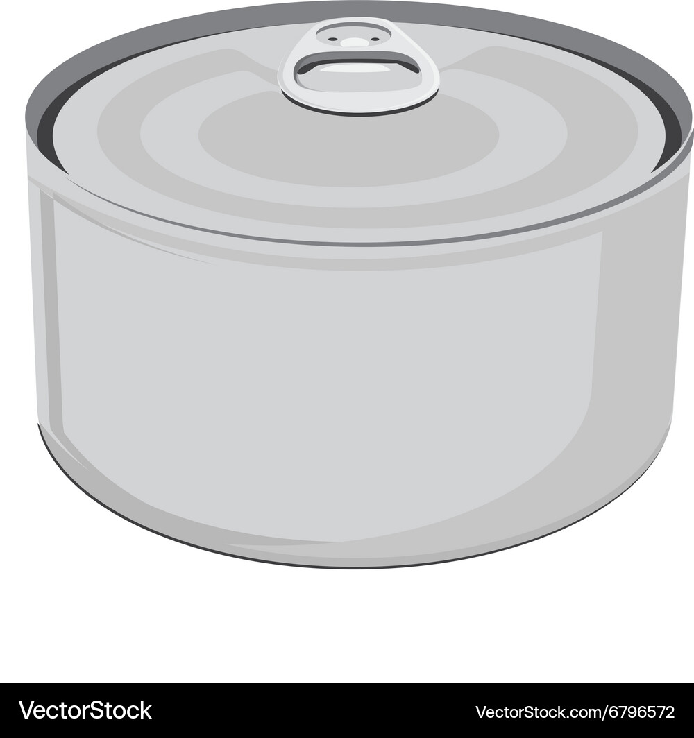 Blank aluminum can Royalty Free Vector Image - VectorStock