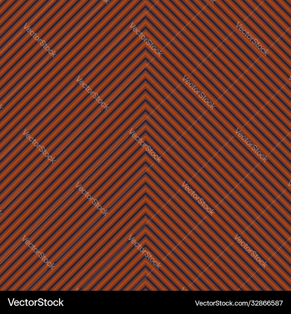 Orange chevron diagonal stripes seamless pattern Vector Image