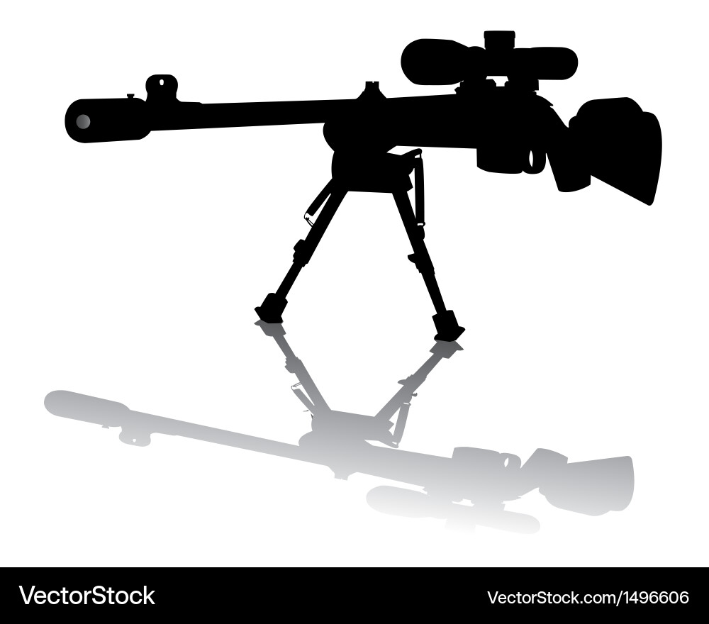 Sniper Rifle Royalty Free Vector Image - VectorStock