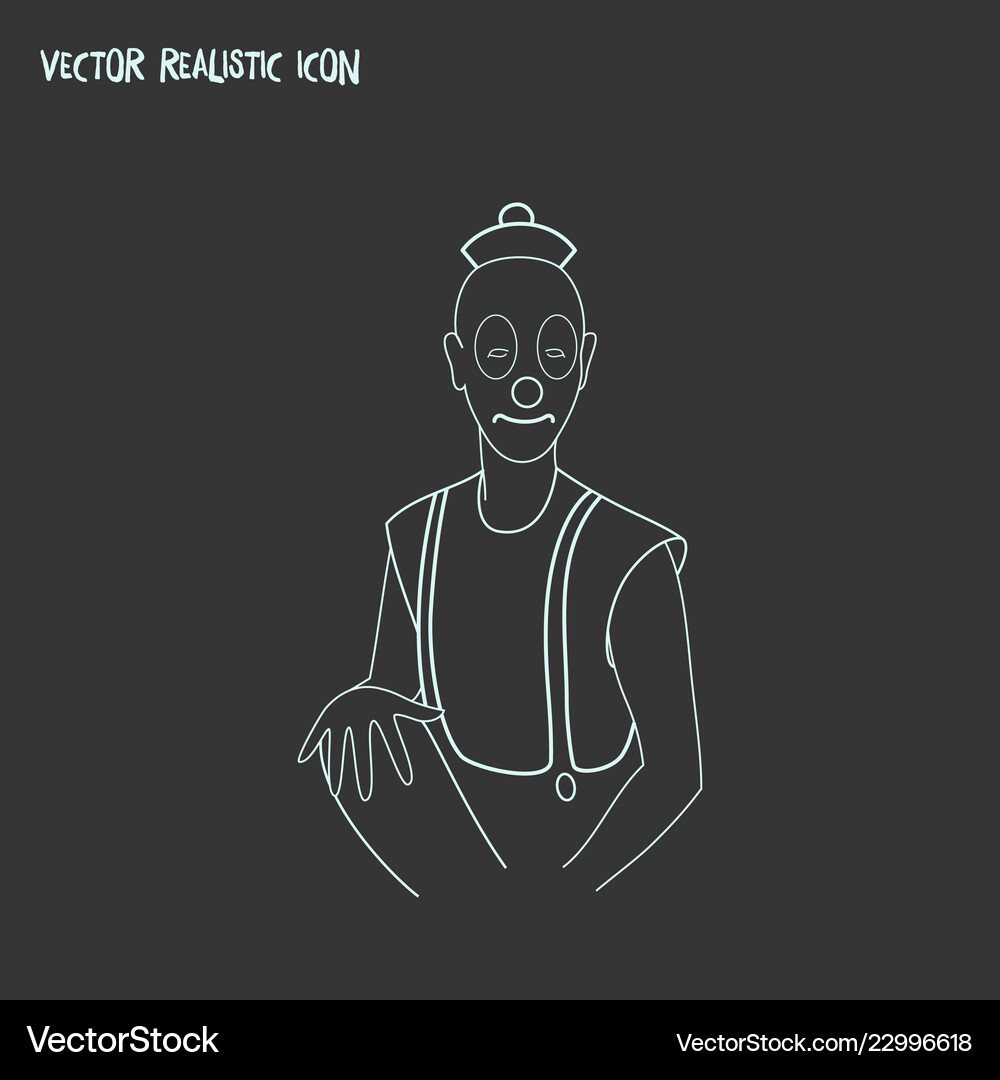 Mime icon line element Royalty Free Vector Image