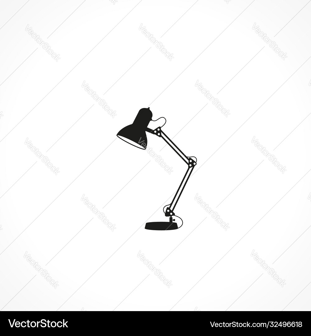 Reading-lamp icon Royalty Free Vector Image - VectorStock