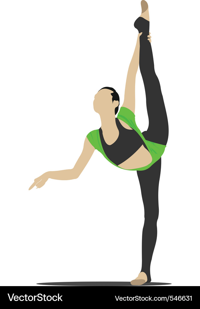Gymnastics Royalty Free Vector Image - VectorStock