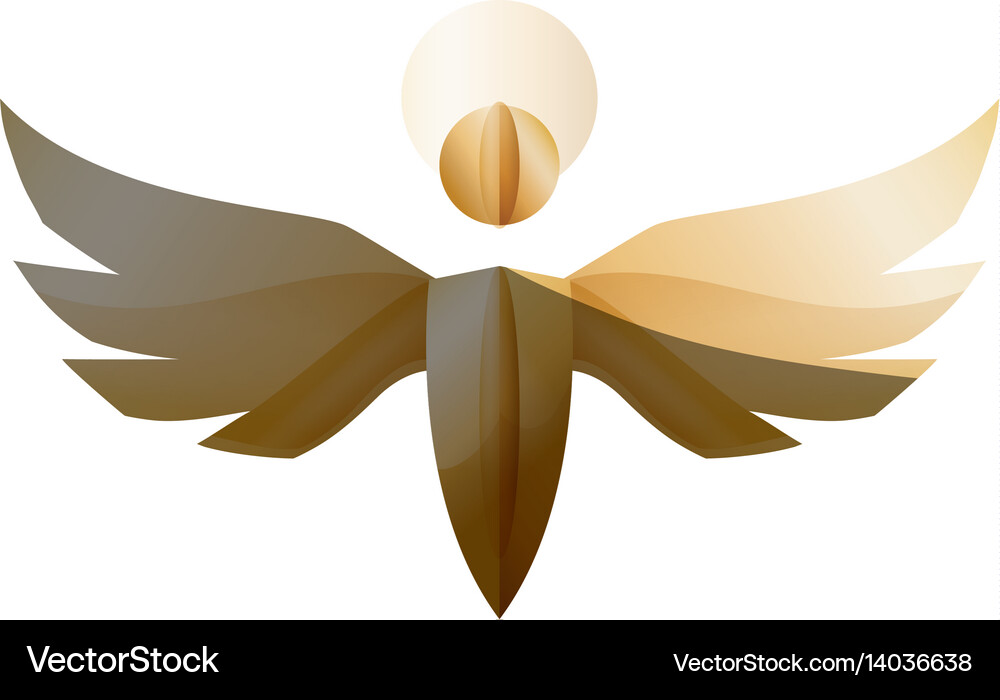 Holy spiritual angel Royalty Free Vector Image