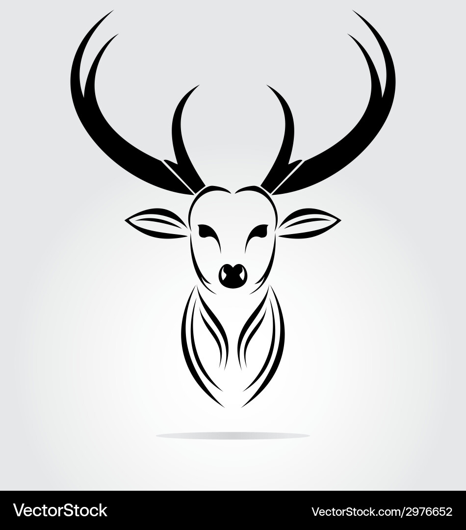 Deer Head Royalty Free Vector Image - VectorStock