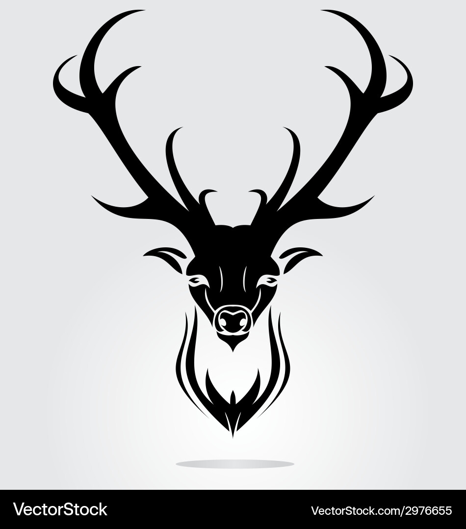 Deer Head Royalty Free Vector Image - VectorStock