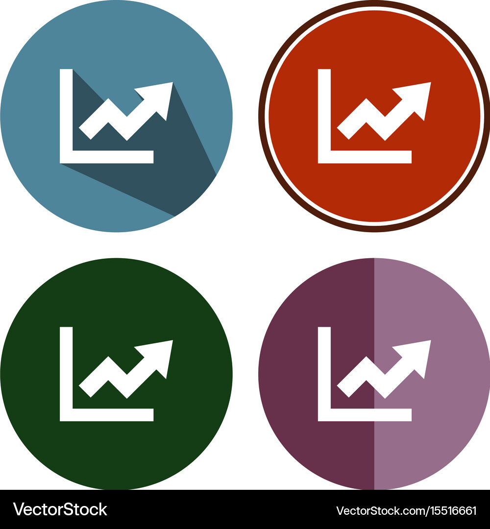Chart up Royalty Free Vector Image - VectorStock