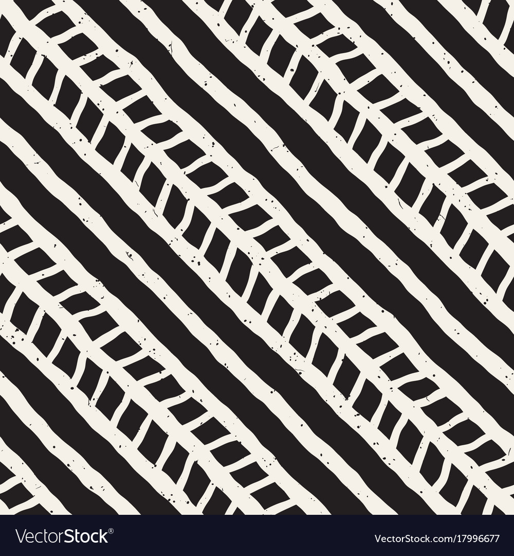 Seamless pattern with hand drawn brush strokes Vector Image