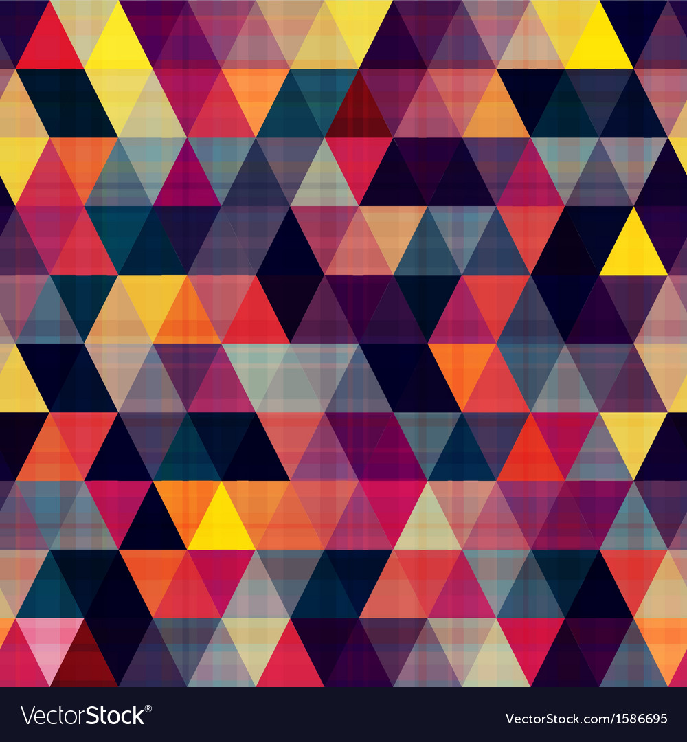 Seamless triangle pattern texture Royalty Free Vector Image