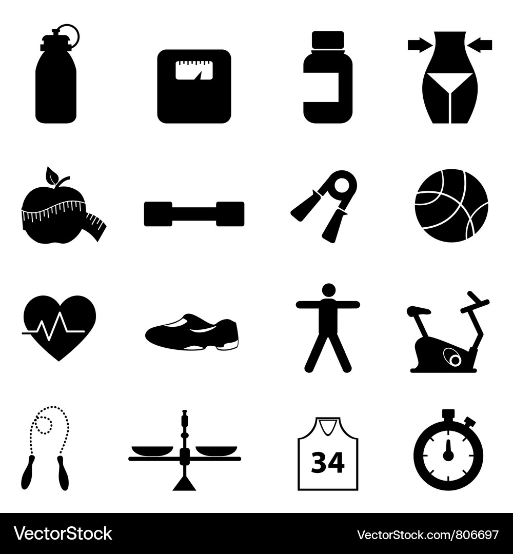 Health pictograms Royalty Free Vector Image - VectorStock