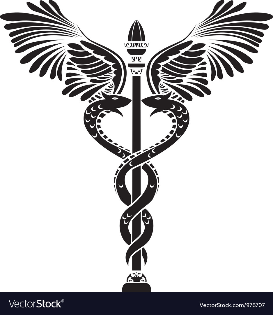 Caduceus Royalty Free Vector Image - VectorStock