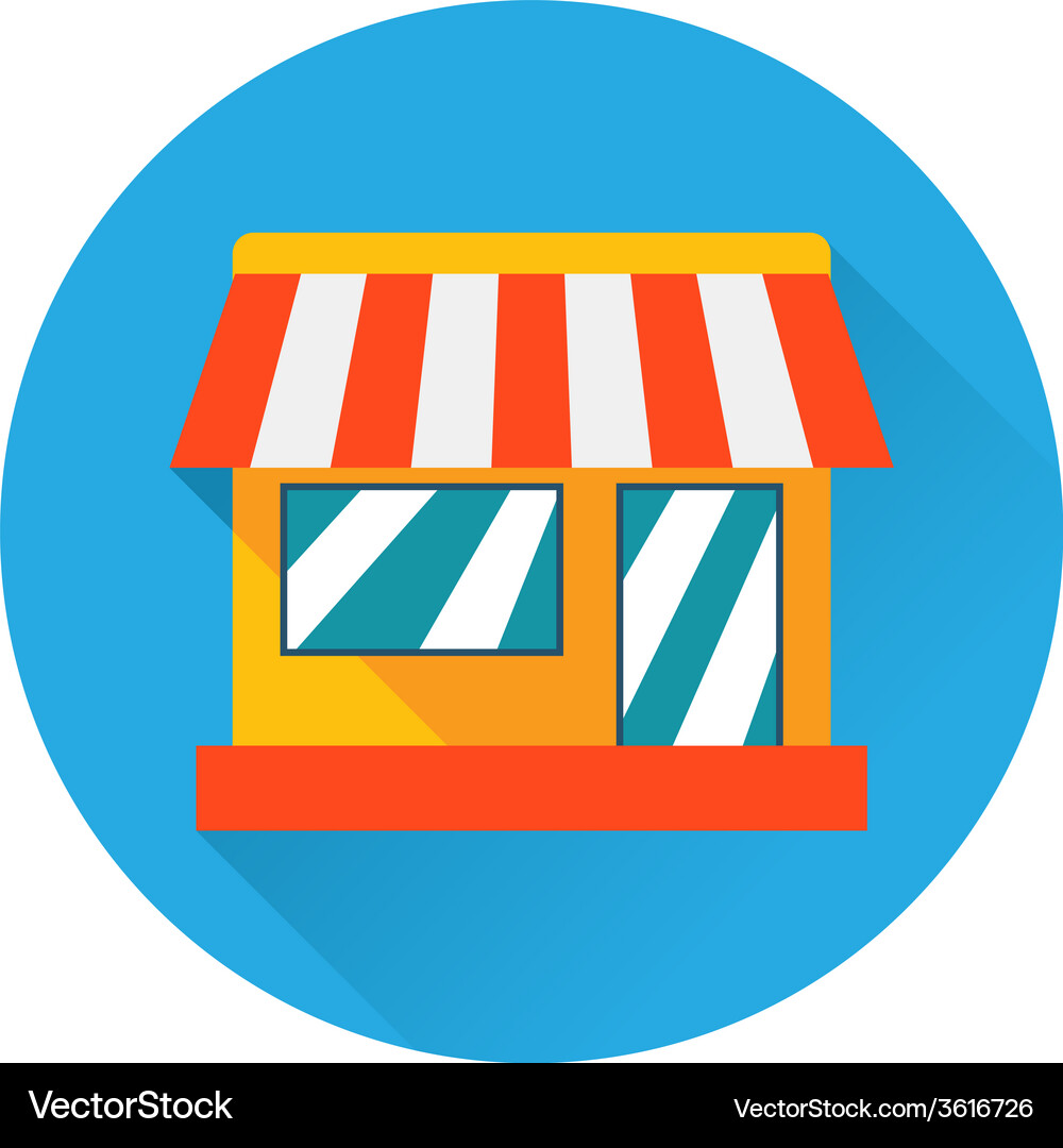 Shop icon Royalty Free Vector Image - VectorStock