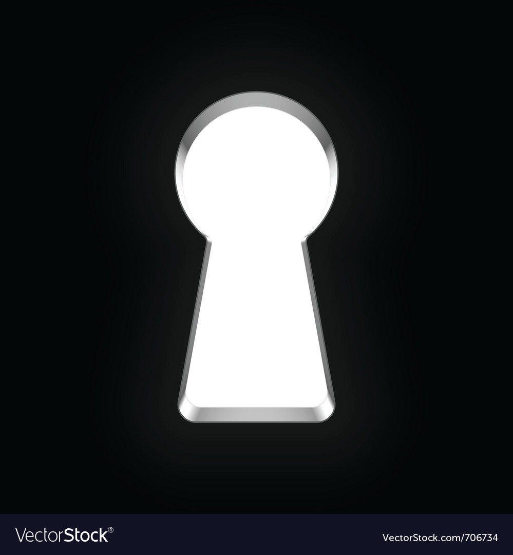 Keyhole Royalty Free Vector Image - VectorStock