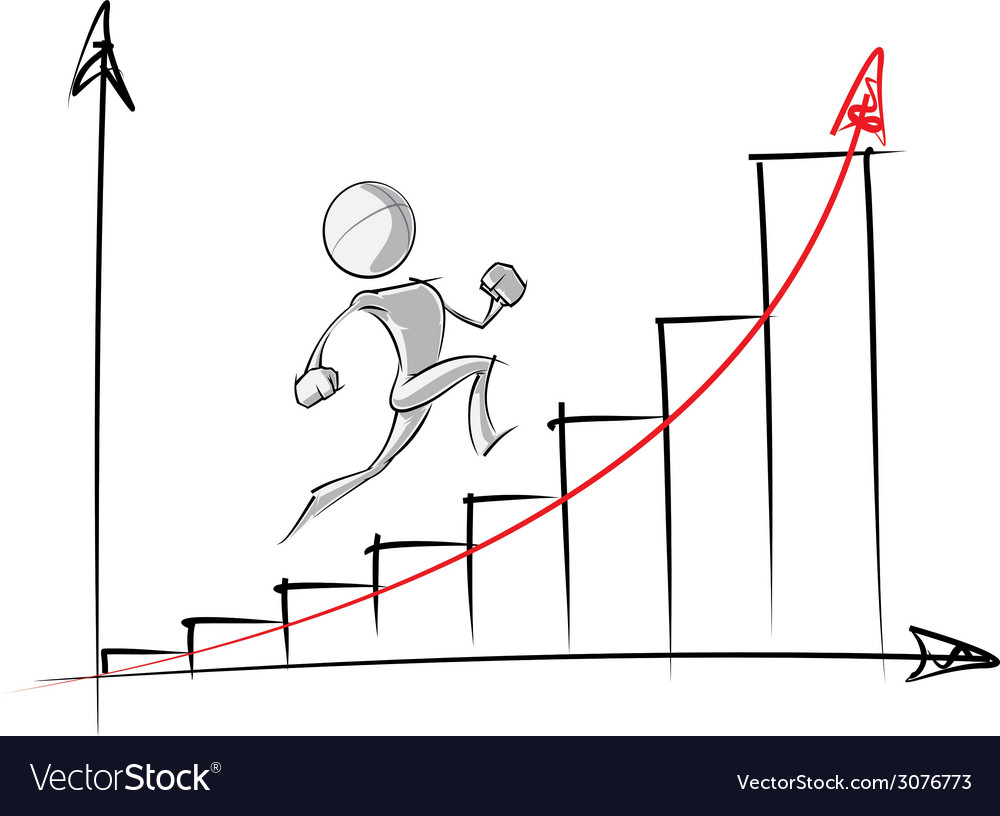 Simple People Exponential Growth Chart Royalty Free Vector Simple People Exponential Growth Chart Royalty Free Vector