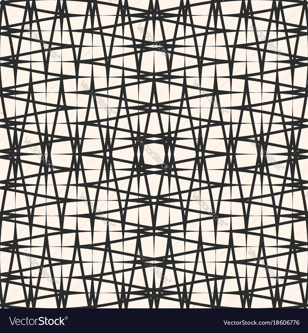 Cross hatch pattern abstract seamless texture Vector Image