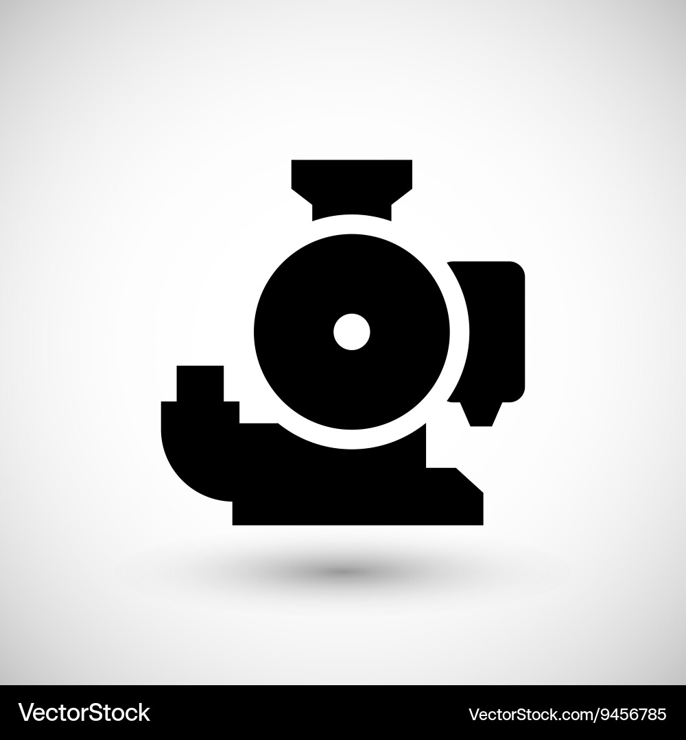 Sewage pump icon Royalty Free Vector Image - VectorStock