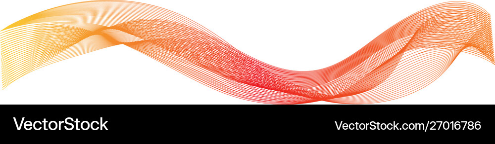 Abstract color wave flow design Royalty Free Vector Image