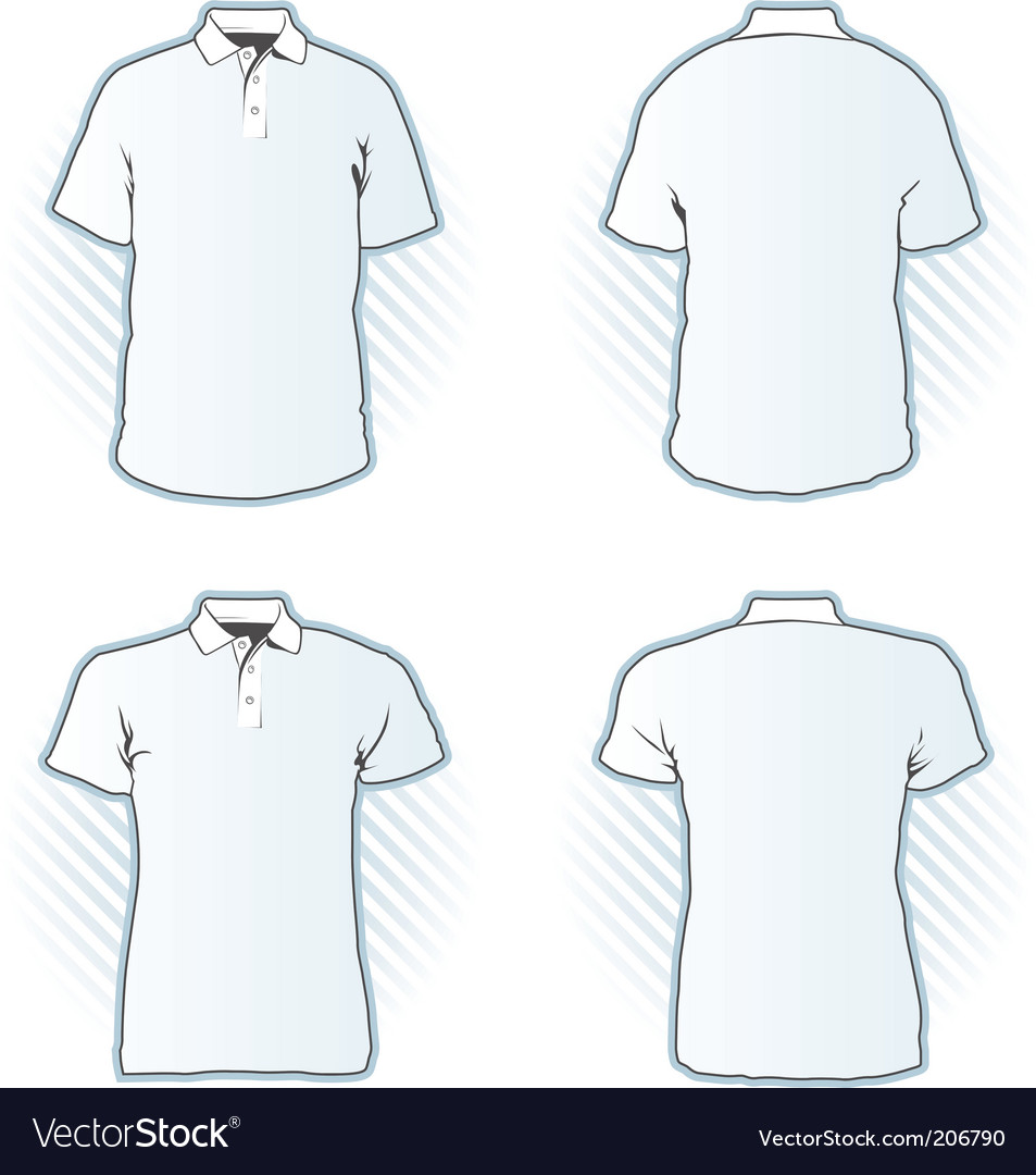 Polo Shirt Design Template Set Royalty Free Vector Image