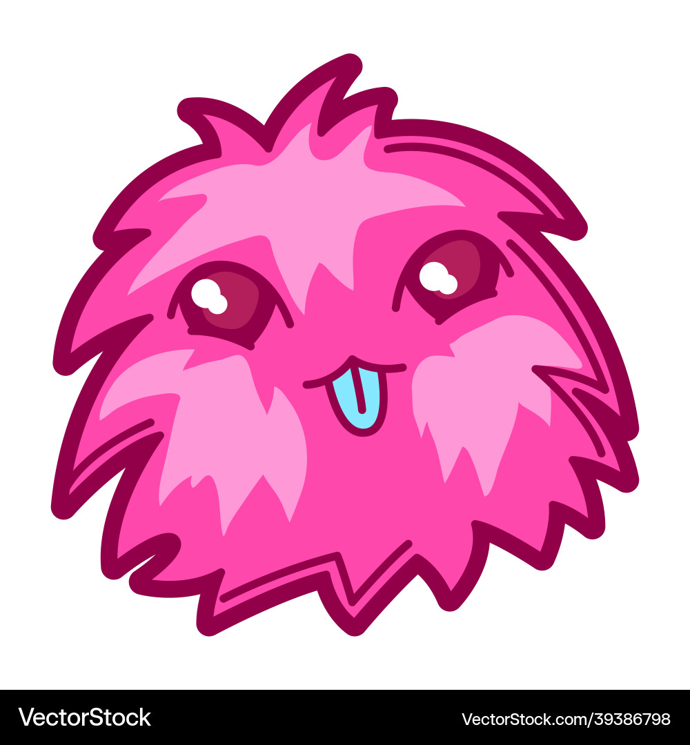 Creature in cartoon style cute Royalty Free Vector Image