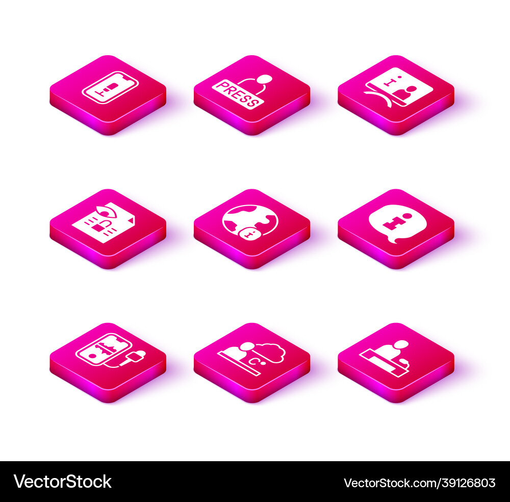 Set mobile recording weather forecast Royalty Free Vector