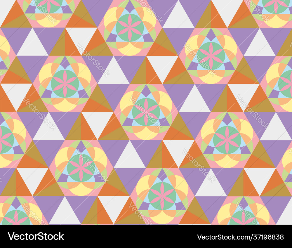 Flower life merkaba sacred geometry template Vector Image