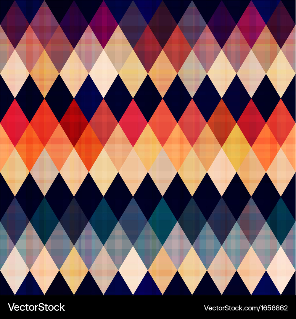 Colorful seamless argyle pattern Royalty Free Vector Image