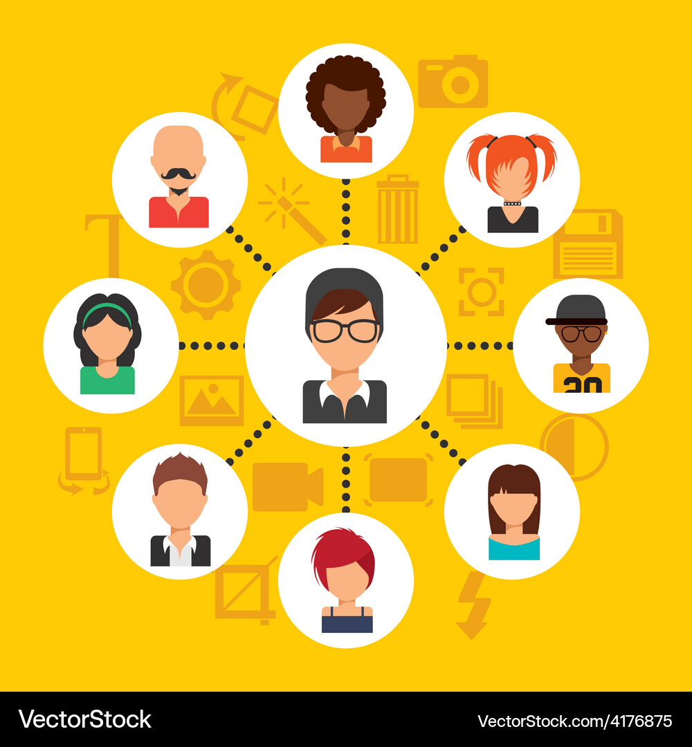 Social network Royalty Free Vector Image - VectorStock