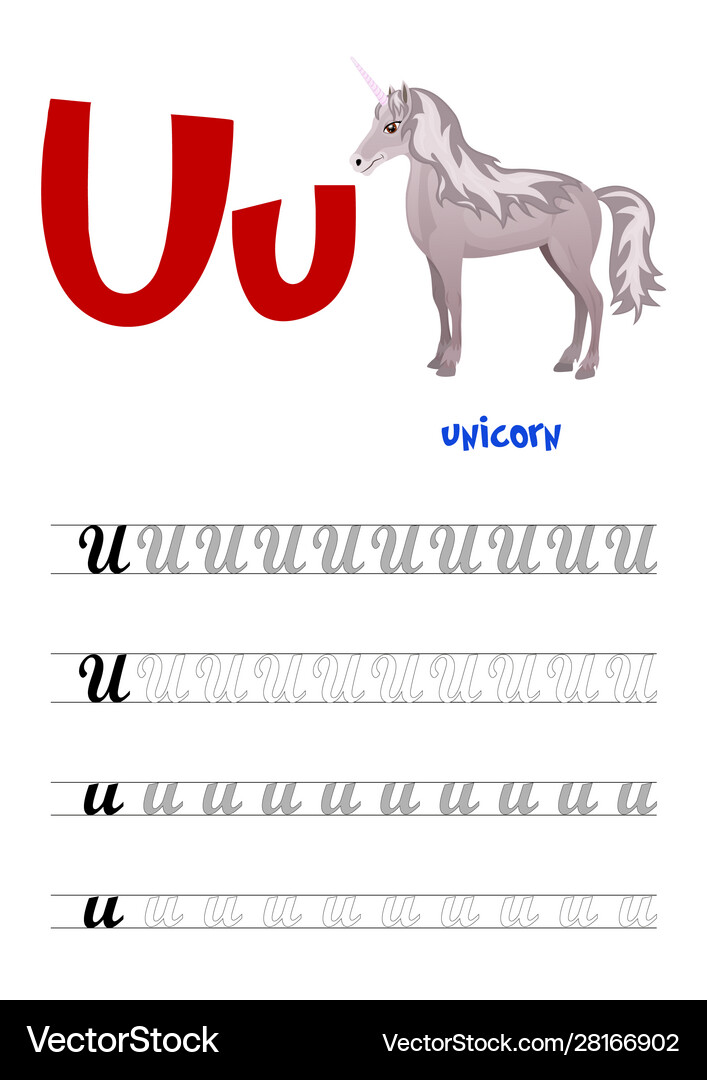 Design page layout english alphabet Royalty Free Vector