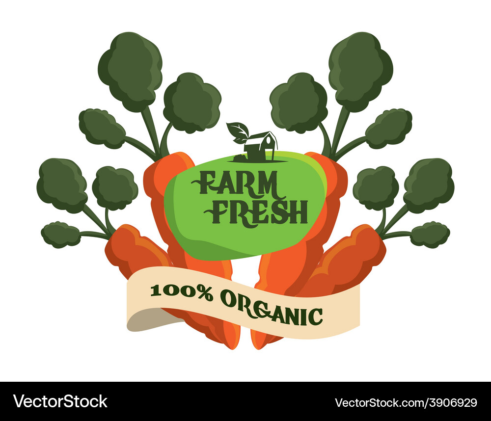 Farm fresh Royalty Free Vector Image - VectorStock