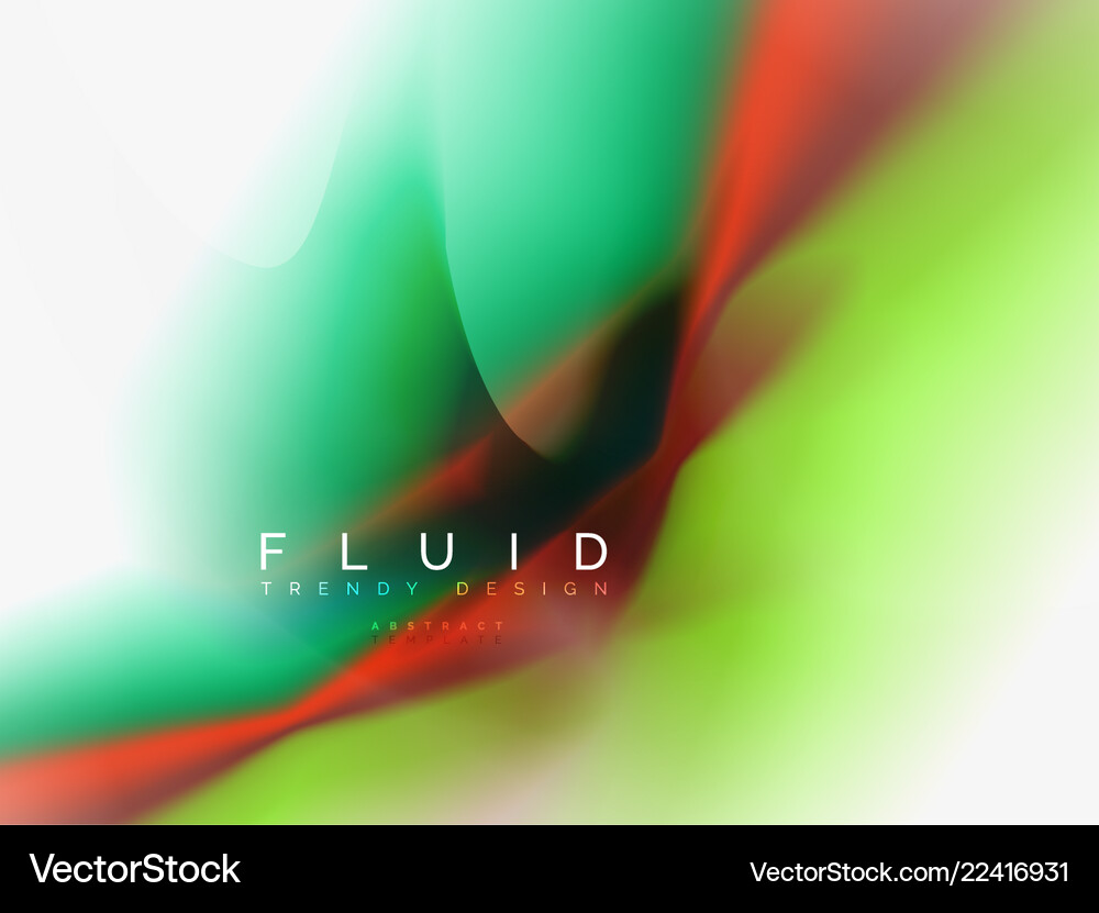 Background abstract fluid colors design Royalty Free Vector