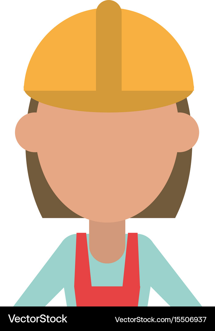 Engineer construction or factory worker icon image