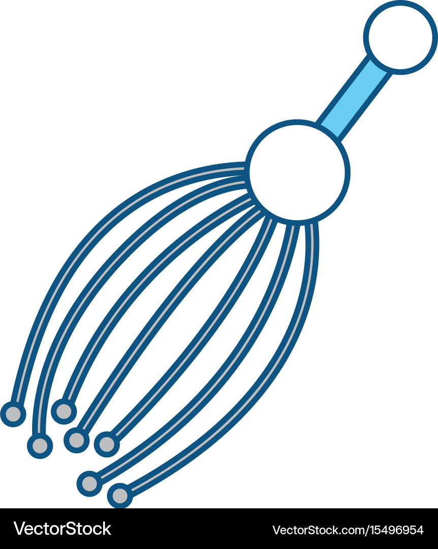 Body massager cartoon Royalty Free Vector Image