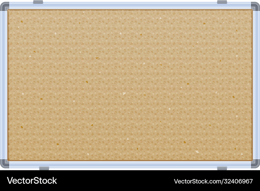 Educational board with a metallic frame Royalty Free Vector