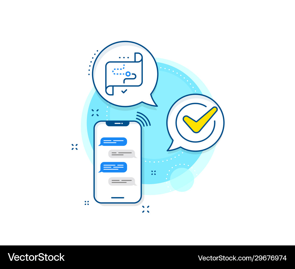 Target path line icon stratery goal sign core Vector Image