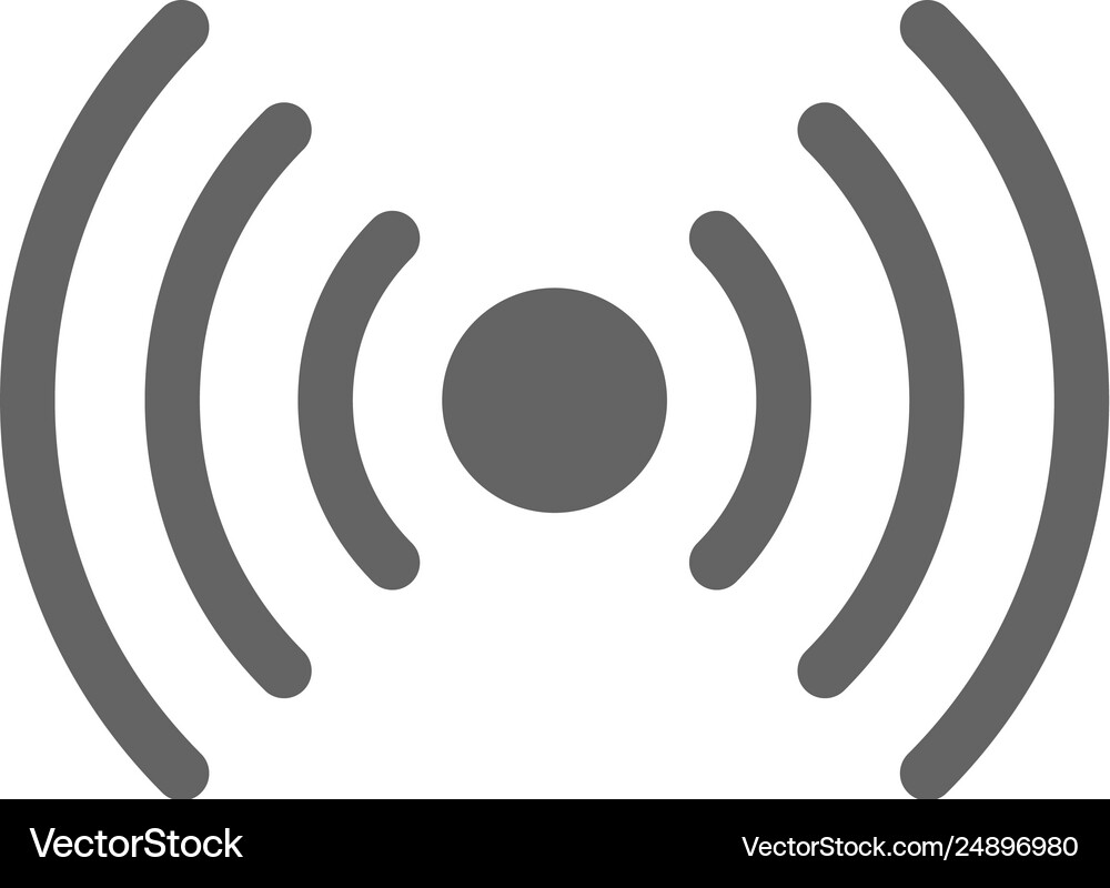 Radio line icon Royalty Free Vector Image - VectorStock