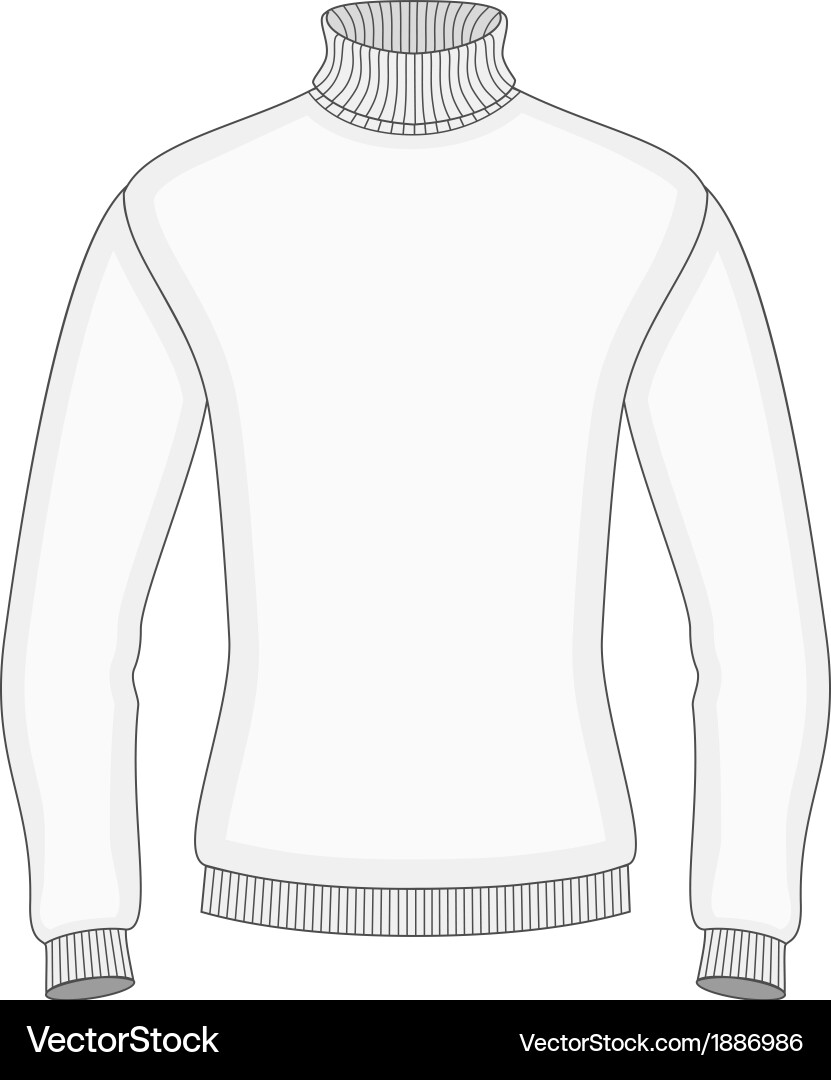 Mens sweater Royalty Free Vector Image - VectorStock