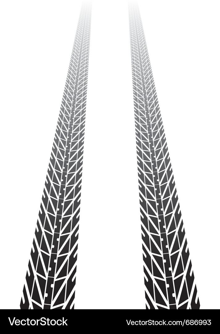Black tire tread Royalty Free Vector Image - VectorStock