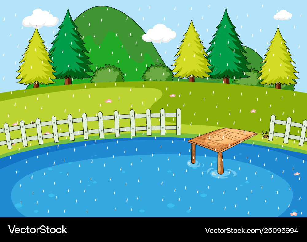 A simple nature scene Royalty Free Vector Image