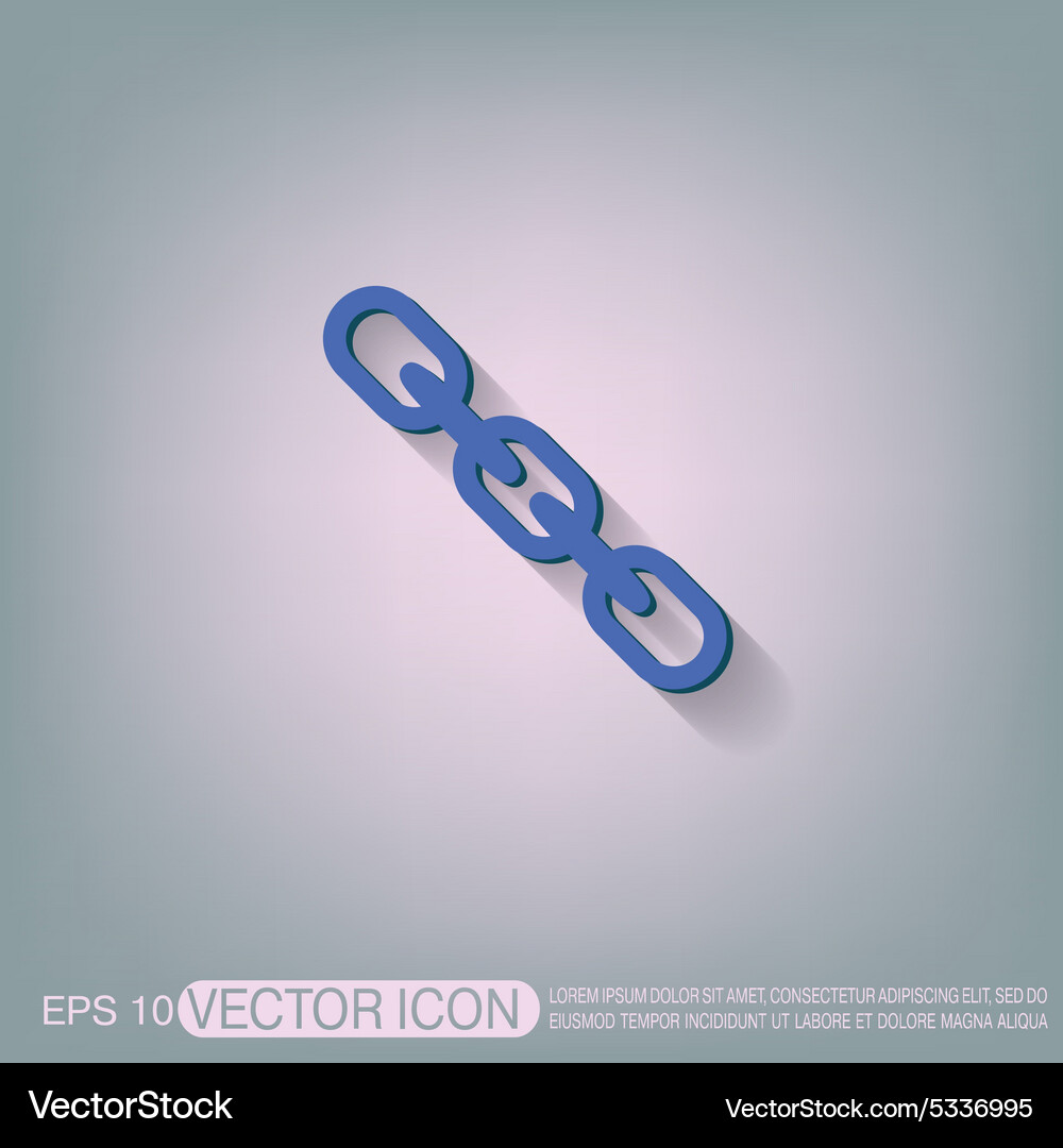 Links chain icon Royalty Free Vector Image - VectorStock