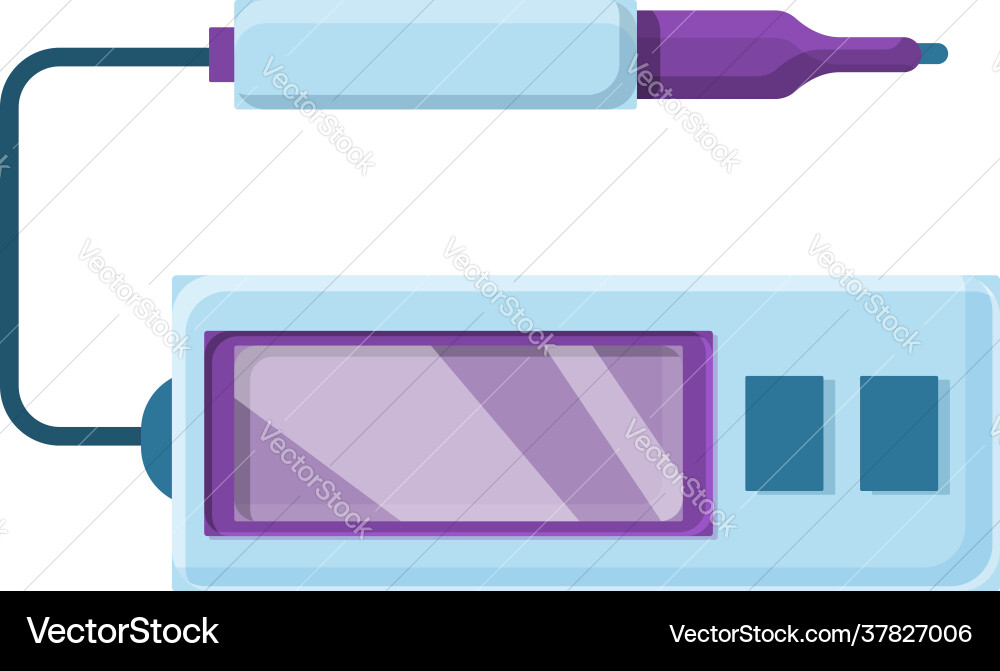 Ph meter laboratory icon cartoon style Royalty Free Vector