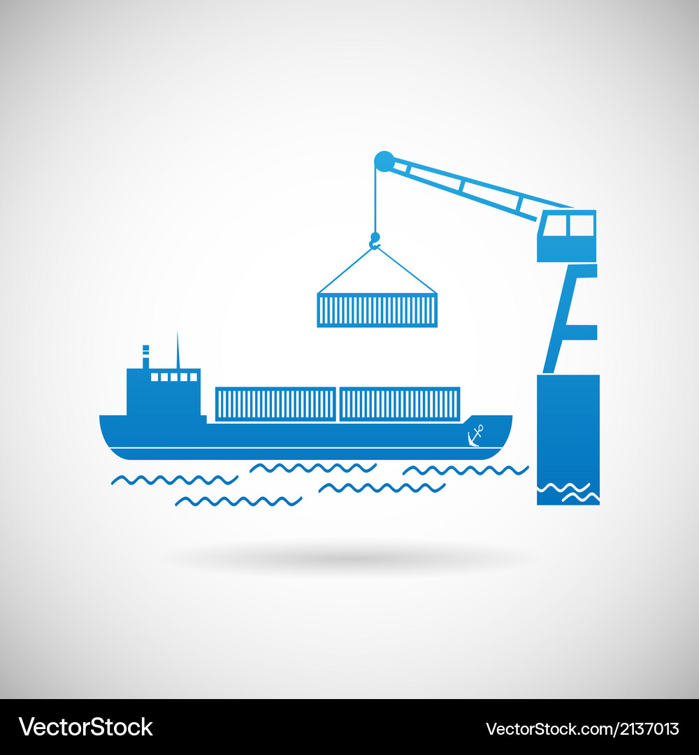 Shipmentl Symbol Shipping Icon Design Template Vector Image