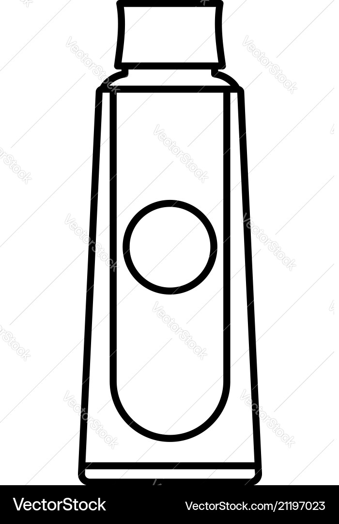 Aloe shampoo icon outline style Royalty Free Vector Image