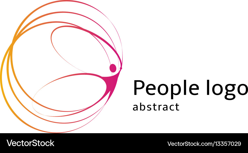 Isolated abstract pink color human body silhouette