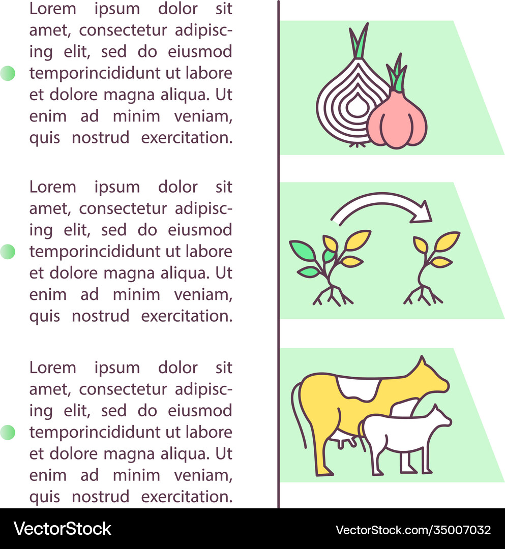 Breeding and crop production concept icon Vector Image