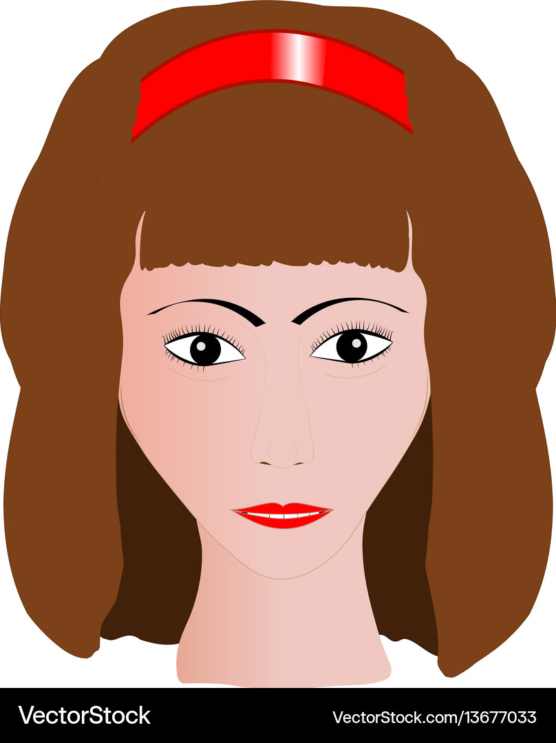 Pretty girl Royalty Free Vector Image - VectorStock