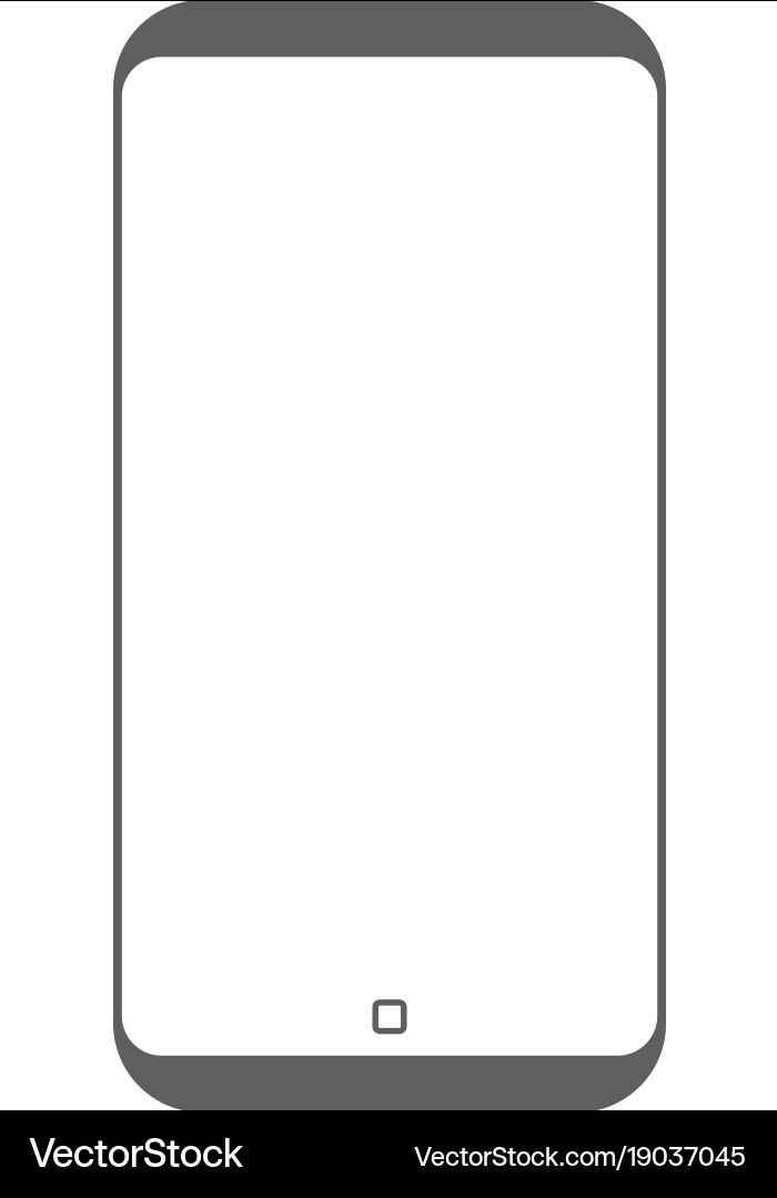 Modern smartphone icon isolated on white web site Vector Image